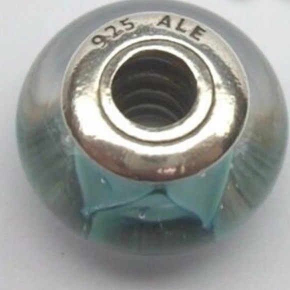 Pandora | Jewelry | Pandora Blue Looking Glass Triangle Murano Glass ...